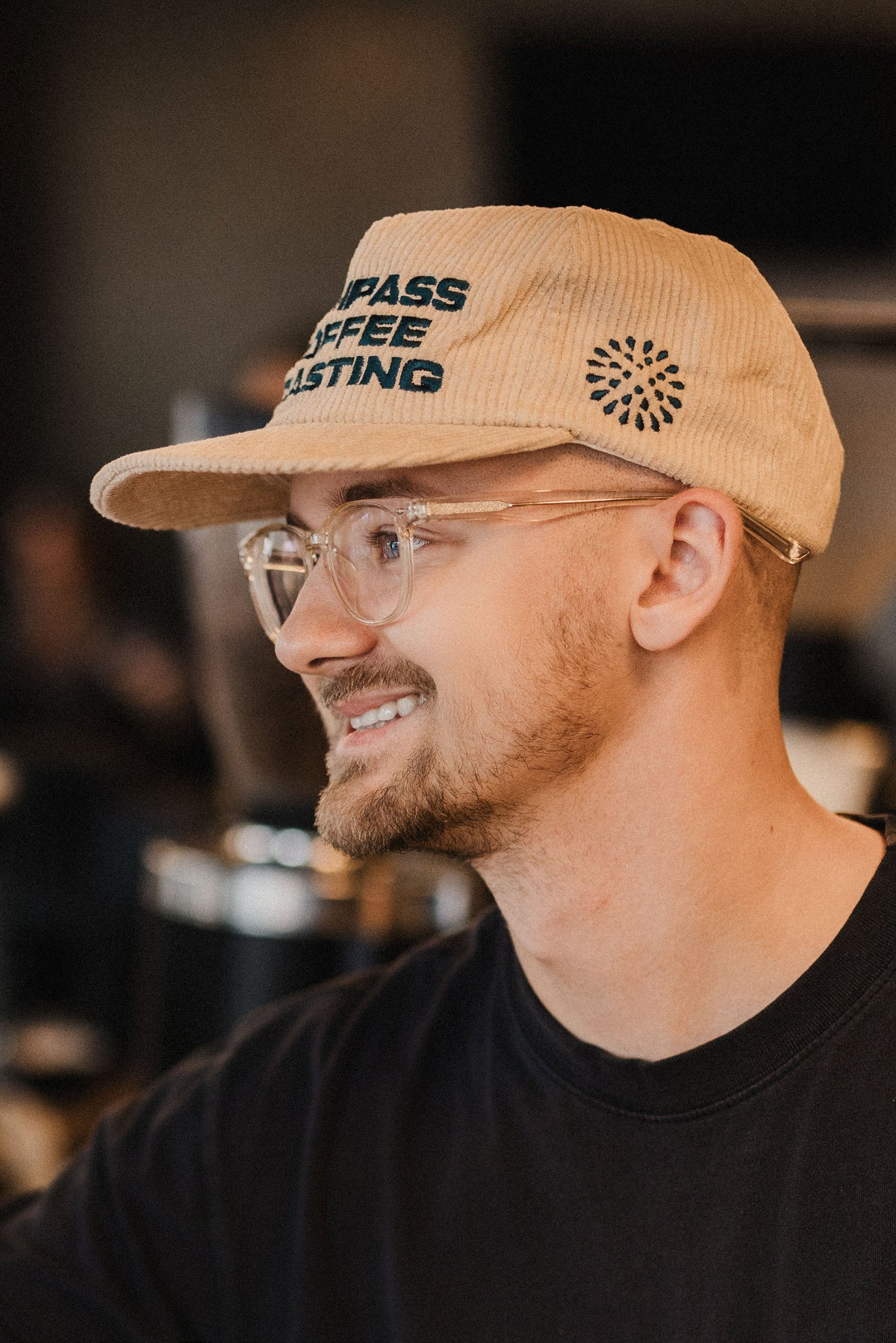 Corduroy Embroidered Hat – Compass Coffee Roasting